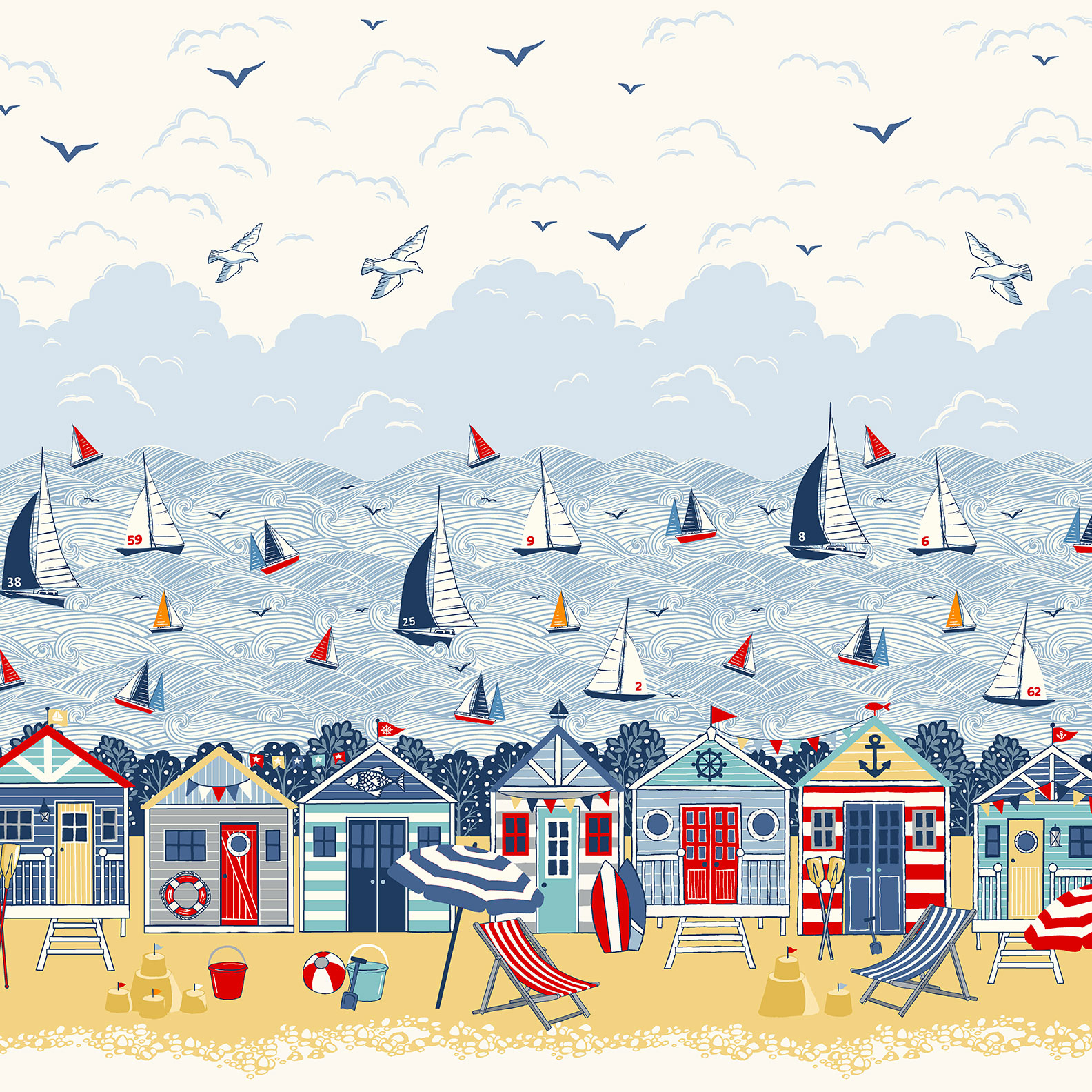 Makower Quilt Fabrics - Quilting Fabrics By Brand - Quilting Fabrics ...