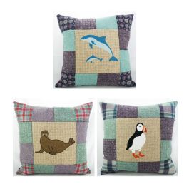 Quilting Antics Pattern | Seaside Friends Cushions