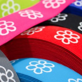 Elastic Design - 40mm | Woven Daisy | Multiple Shades