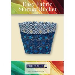 Fabric Organiser Bucket Pattern