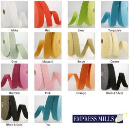 Metallic Classic Webbing - 30mm | Multiple Shades