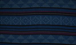 Wool Peru Fabric | Stripe Blue