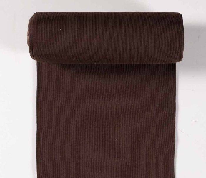 Tubular Stretch Rib | Brown