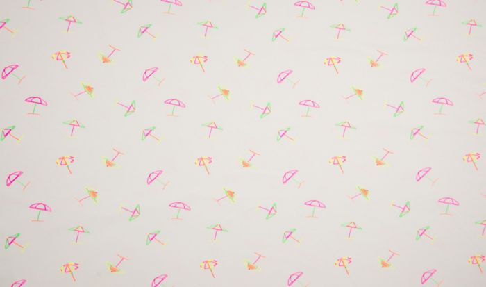 Jersey Cotton Fabric | Parasol Neon White