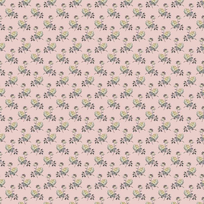 Edyta Sitar Moonstone Fabric | Little Flower Pink