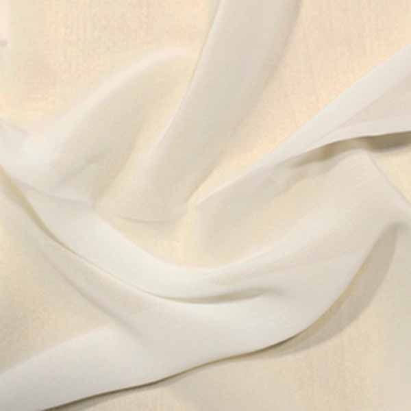 Viscose Challis Fabric Plain | Ivory