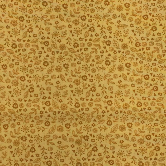 Forest Makower Fabrics | Doodle Ditzy Yellow