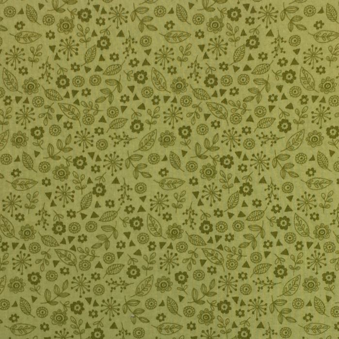 Forest Makower Fabrics | Doodle Ditzy Green