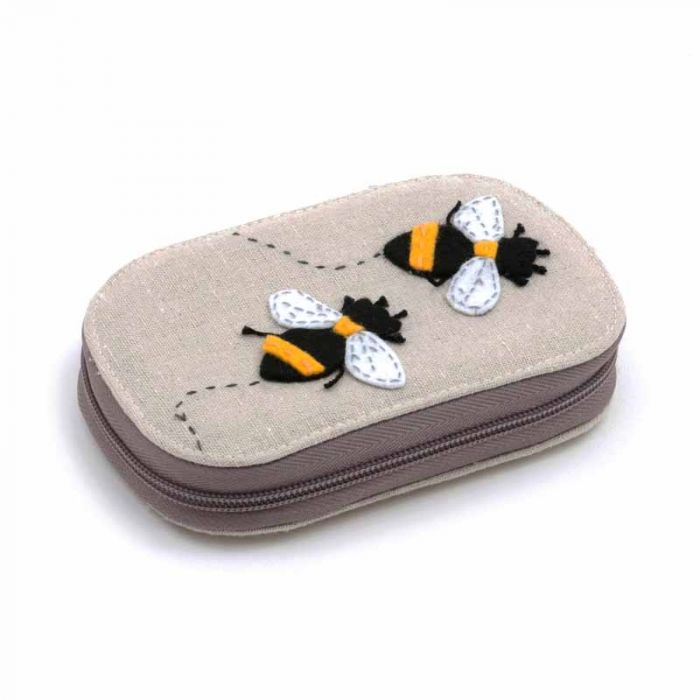 Sewing Kit: Zip Case: Appliqué: Bee