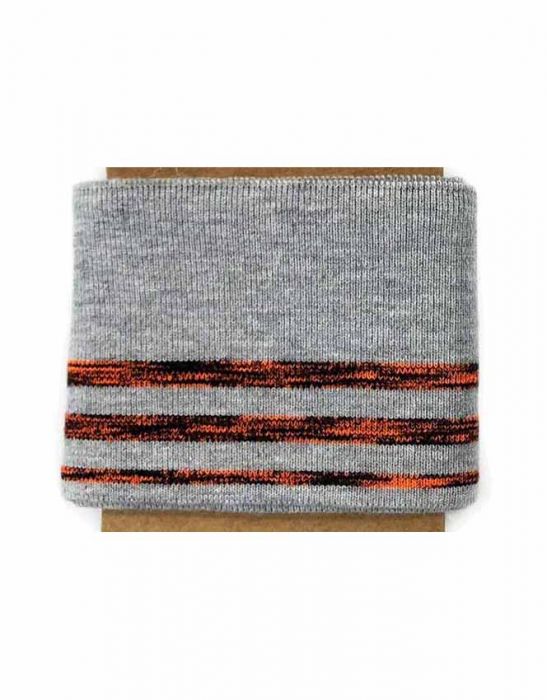 Cuffs Stripe Melange | Neon Orange
