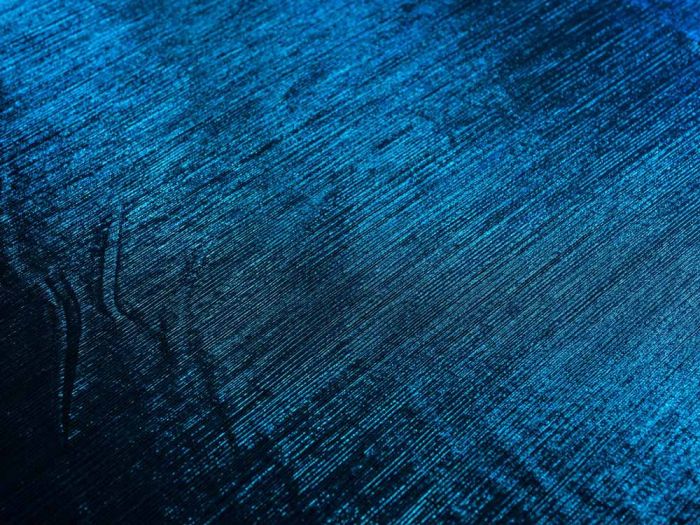 Blue Metallic Fabric