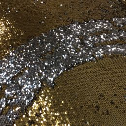Two Way Sequin By 'Stitch It' | Black & Gold
