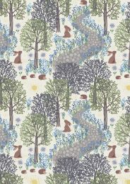 Bluebell Woods Reloved Fabric | Bluebell Hare Dark Blue
