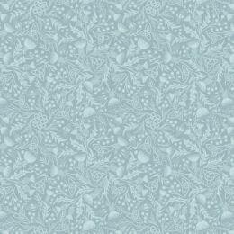 A Celtic Summer Lewis & Irene Fabric | Mirrored Thistle Duck Egg Blue