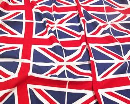Union Jack Fabric - Large Flag - Pure Cotton