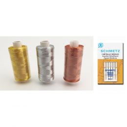 Metallic Machine Embroidery Thread